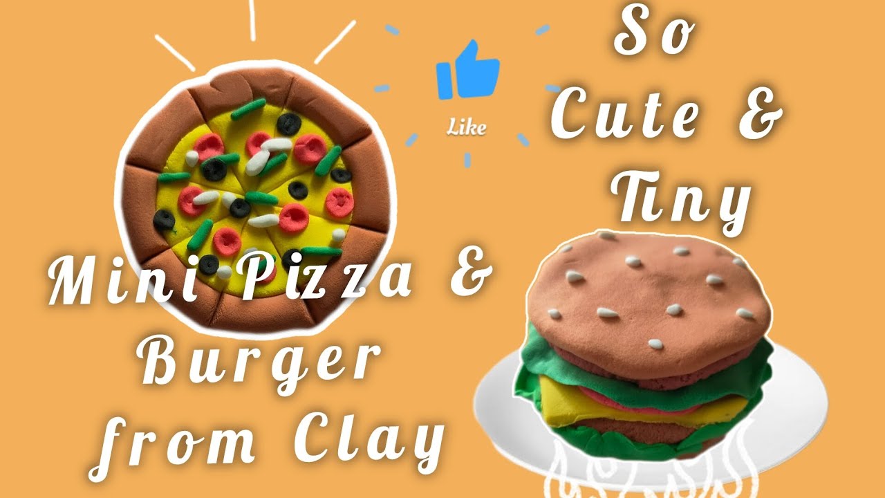 “Miniature Pizza & Burger DIY | Cute Clay Food Tutorial” - YouTube