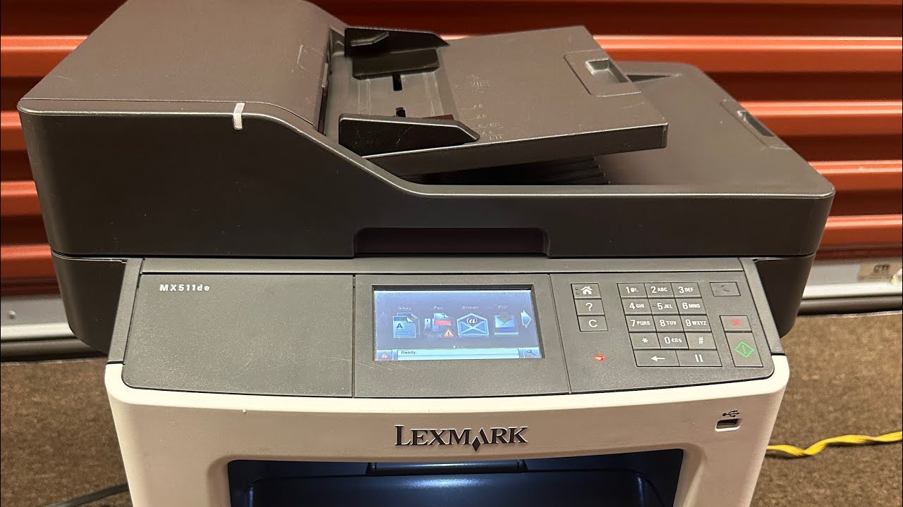 Lexmark MX511e how to fix (31.xx Missing or Defective Cartridge error) - YouTube