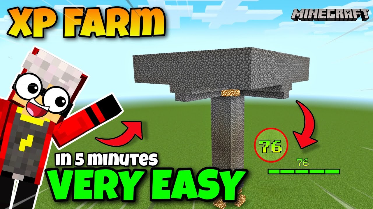 EASY XP FARM IN MINECRAFT POCKET EDITION 1.19 HINDI - YouTube