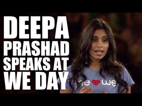 Deepa Prashad Speaks at We Day - YouTube