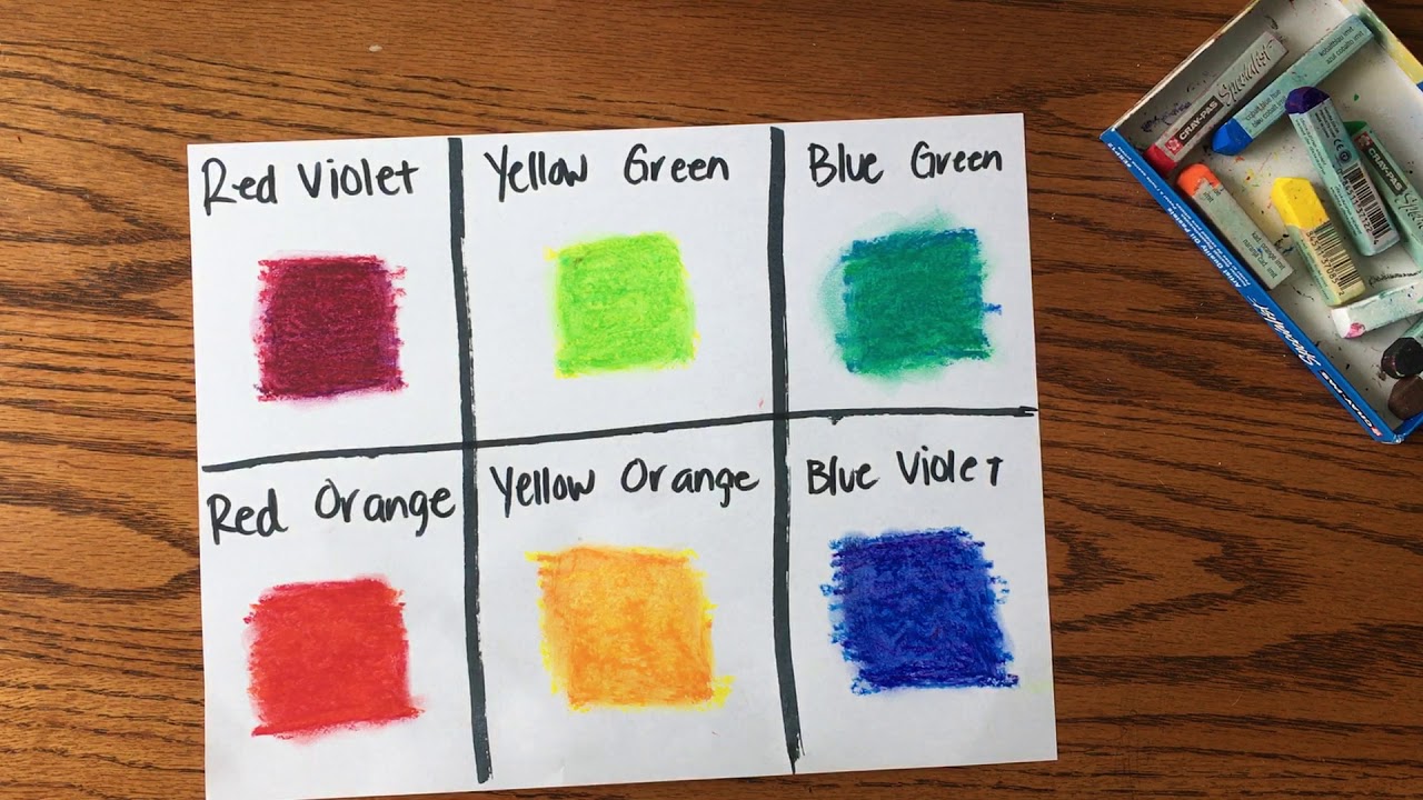 Oil Pastel: Intermediate Colors & Peach drawing - YouTube