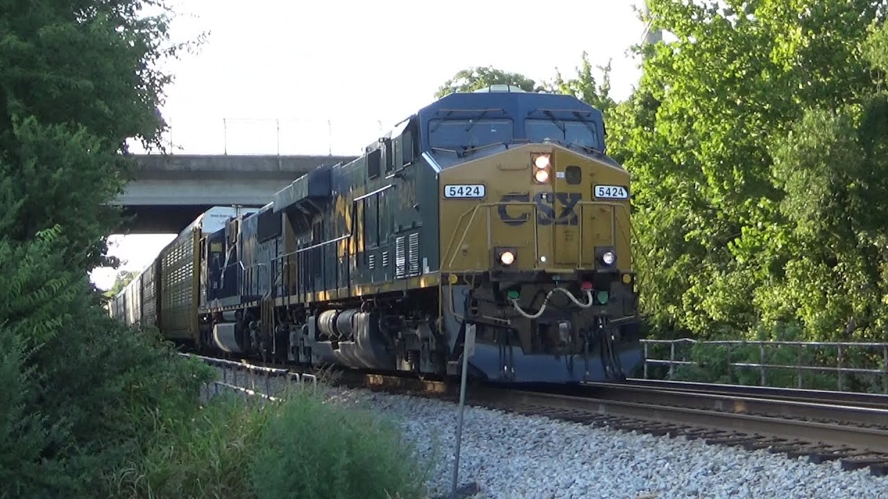 YN3C Duo! CSX 5424 Leads M587-17 on 8/17/22 - YouTube