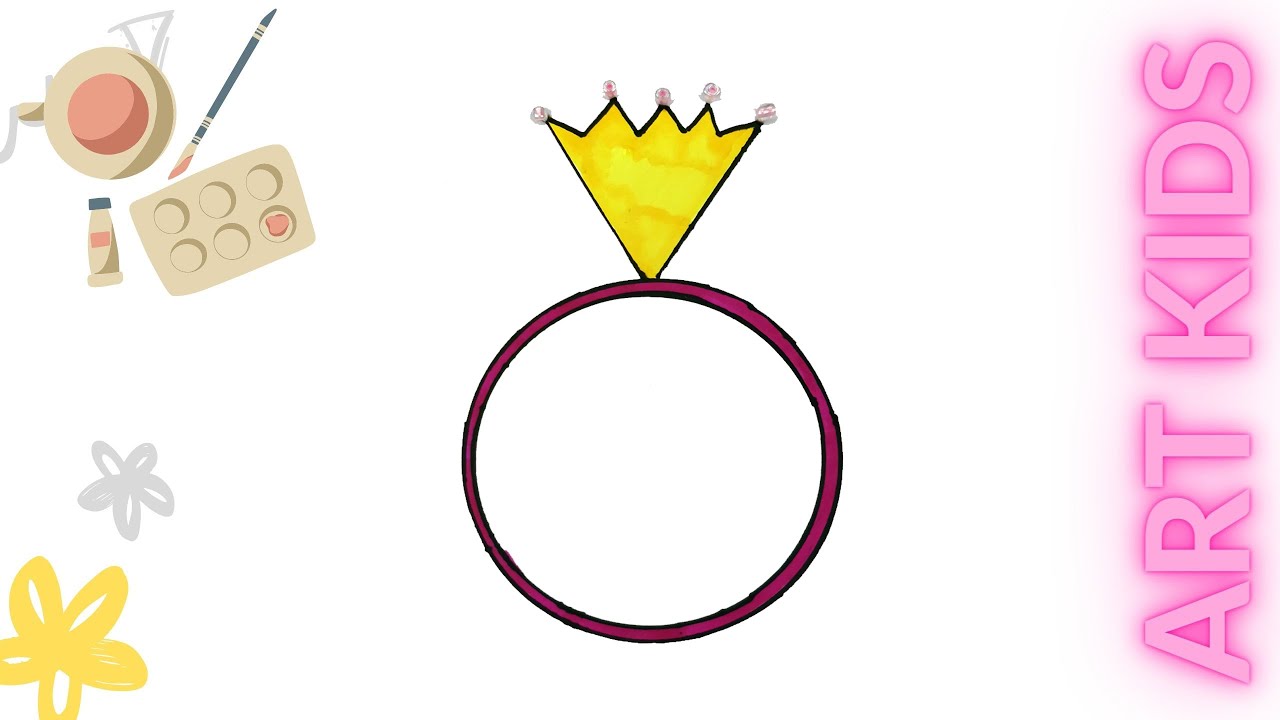 How to Draw a Ring Step by Step - YouTube