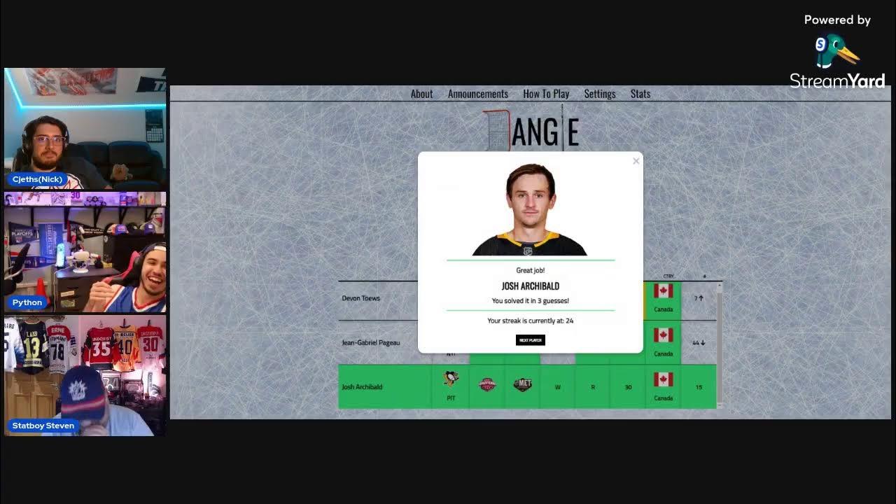 Even More Nhl Grid Games To Fill In The Boring Nhl Offseason Feat Corepython Youtube