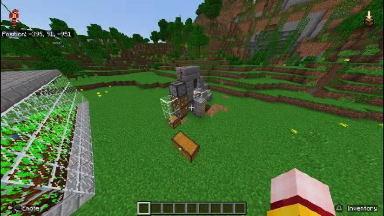 Simple Automatic Chicken Farm Tutorial Minecraft - YouTube