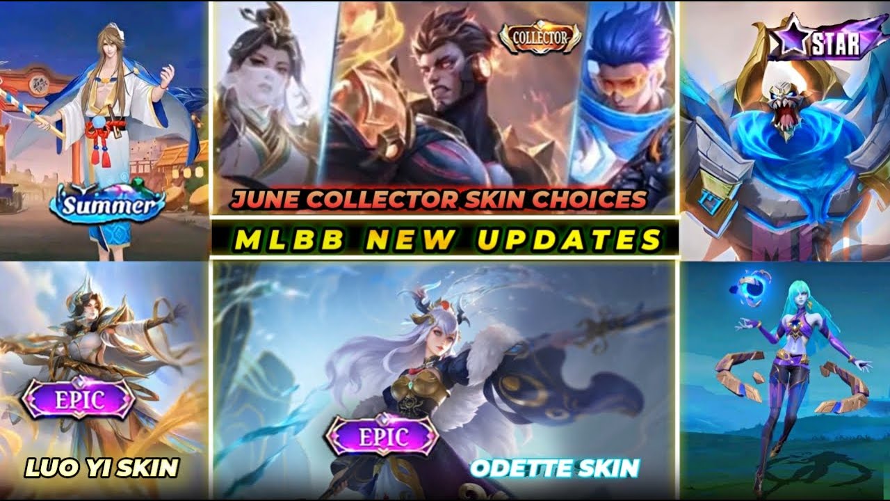 MLBB NEW UPDATE | LUO YI EPIC | ODETTE NEW SKIN | PAQUITO JUNE ...