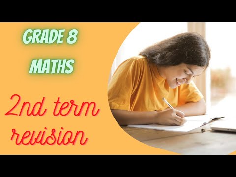 grade 8 maths English medium | 2nd term papers | revision | education ...