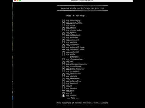 How to build Asterisk C/C++ code Version 22 on Ubuntu Linux. - YouTube