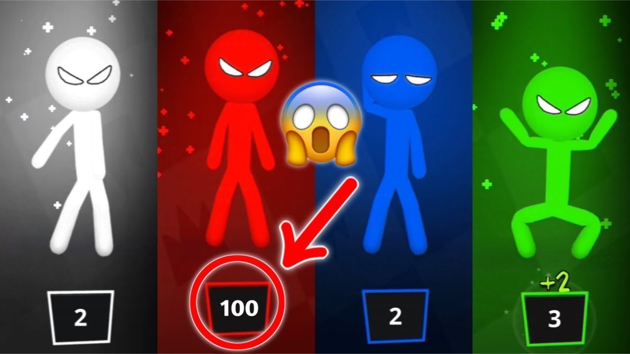 Wtf😱 100 Point - Stickman Party 1 2 3 4 Player MiniGames GamePlay - YouTube