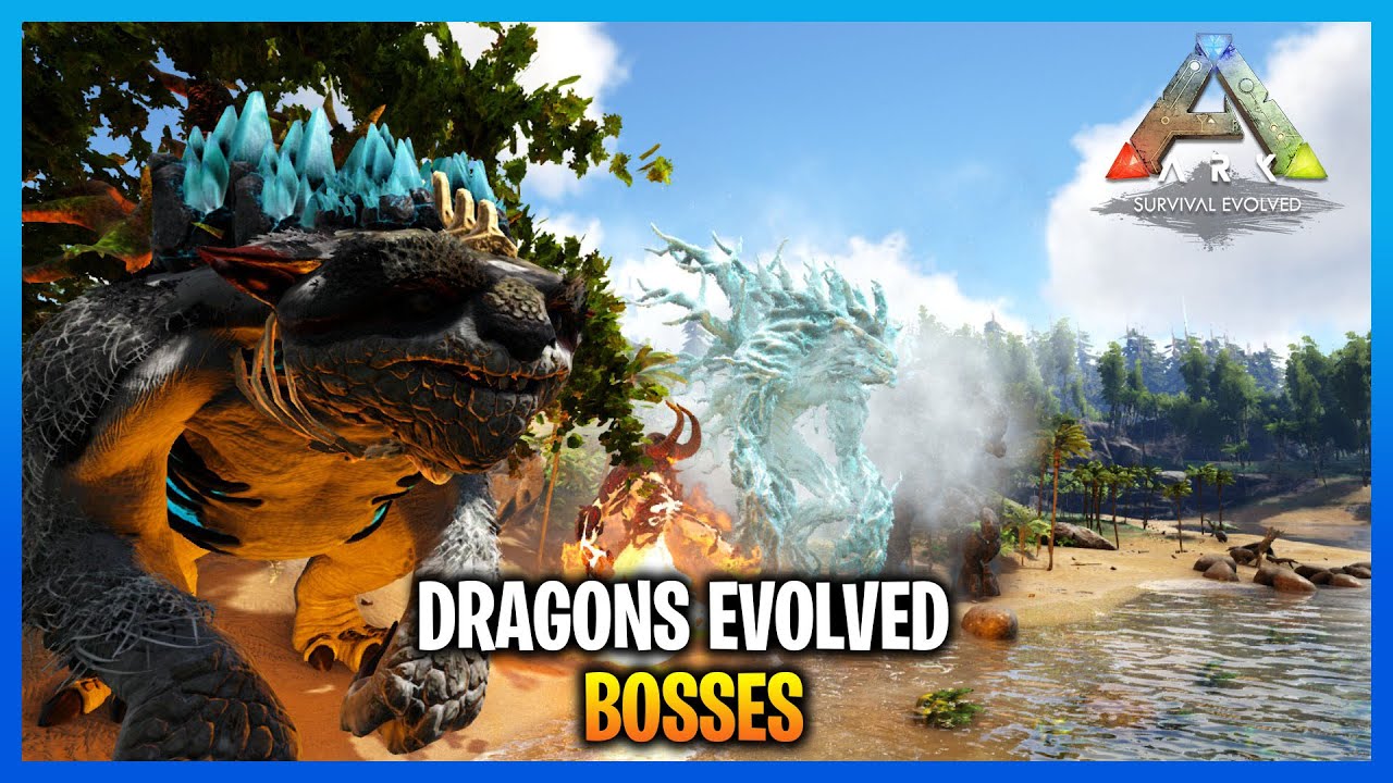 NYOBAIN SEMUA BOSS YANG ADA DI MOD DRAGONS EVOLVED!- ARK: Mod Showcase ...