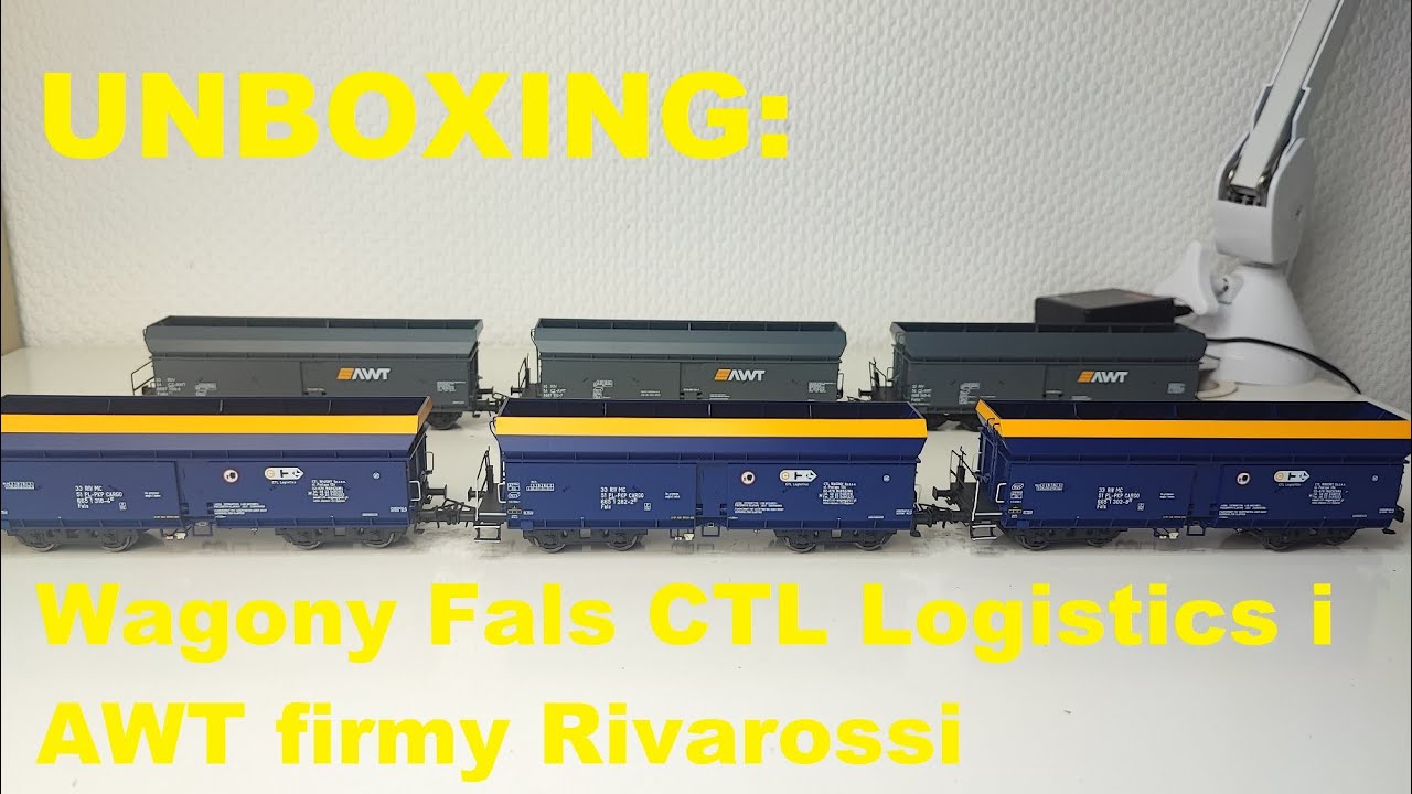 UNBOXING: Wagony Fals CTL Logistics i AWT firmy Rivarossi - YouTube