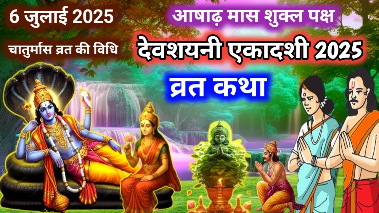 Devshayani Ekadashi Vrat Katha | देवशयनी एकादशी व्रत कथा | Ashadhi ...