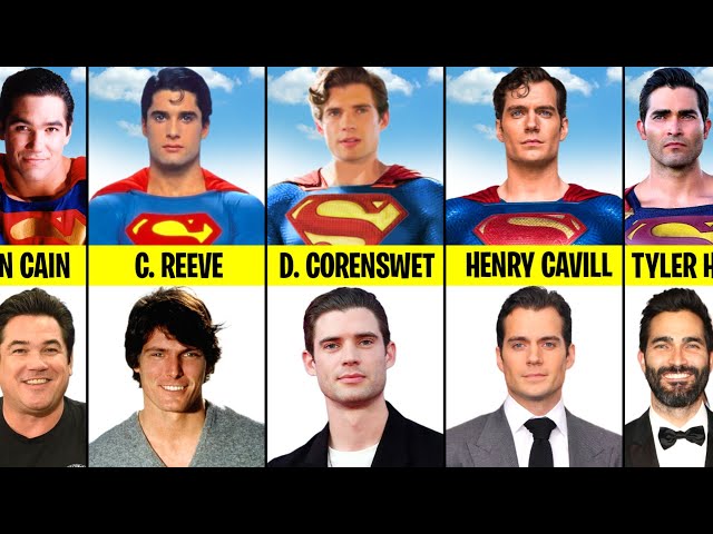 All Superman Actors In Order 60 Photos - Moonagedaydream.film