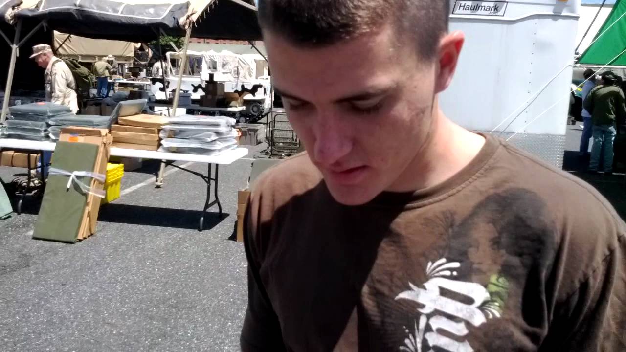 military flea market - YouTube