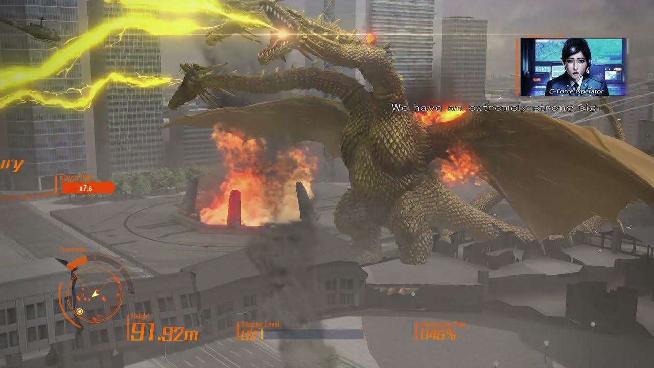 GODZILLA PS4 : King Ghidorah vs Destroyah - YouTube