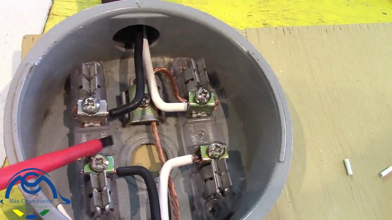 Como poner una quinta terminal a una base monofásica para que sea una ...