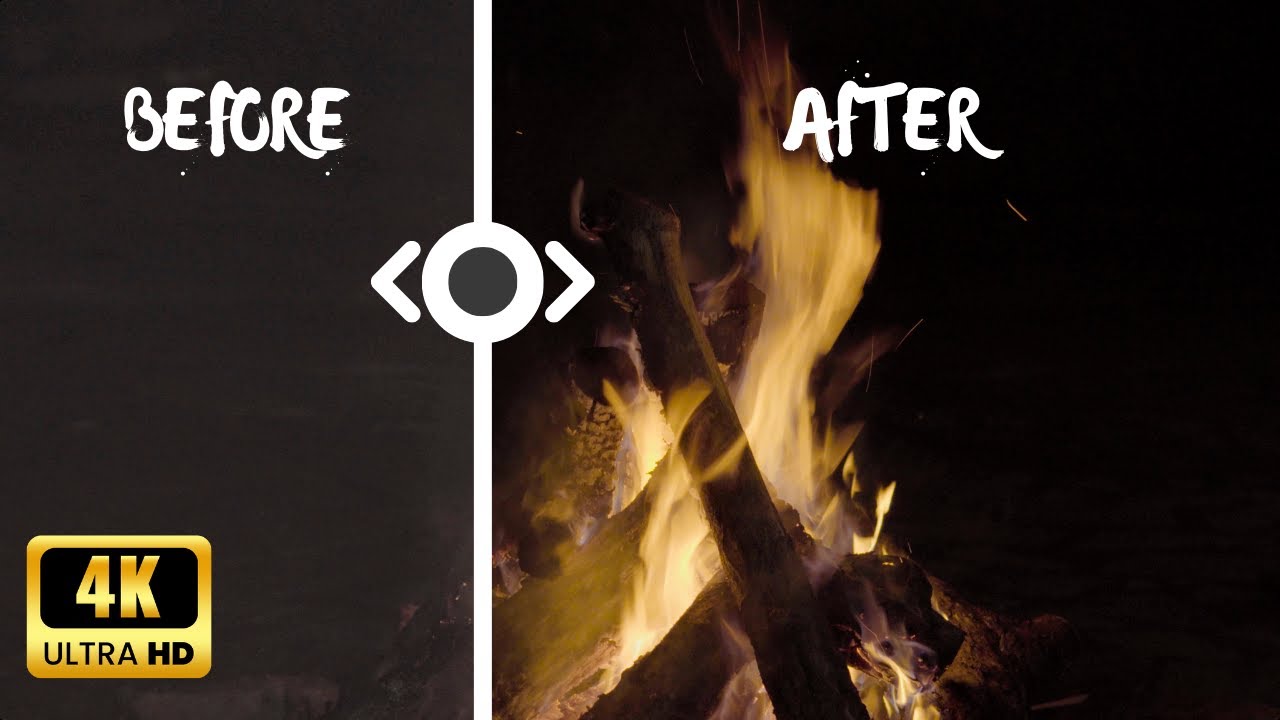 Cinematic Campfire Ambience | 4K Stock Video | S-Log Format | RNV - YouTube