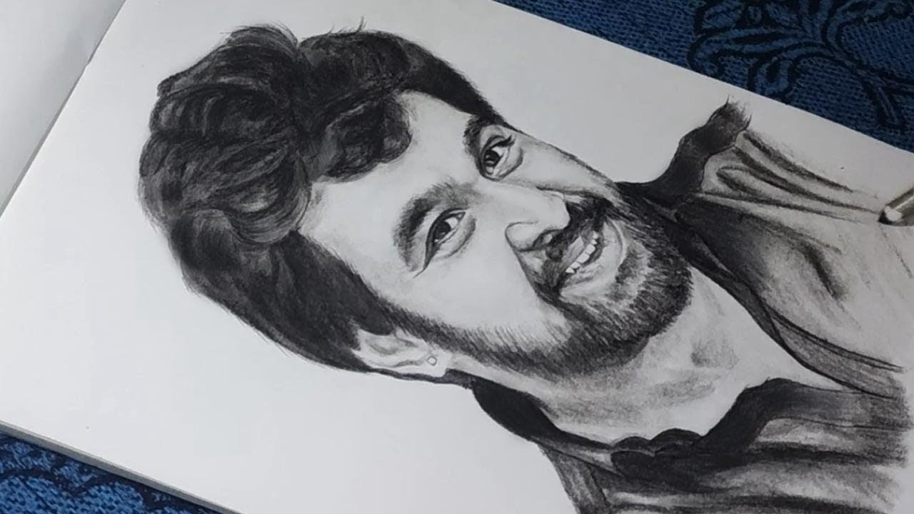 Tribute To Chiranjeevi Sarja | pencil Drawing | time lapse | worse 2020 ...