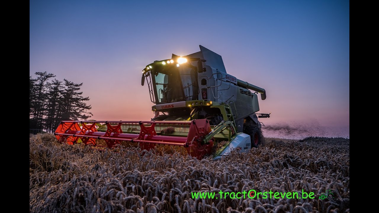 Claas Lexion 670 Montana + 680 Vario coupe - Entr. agric. Geoffrey ...