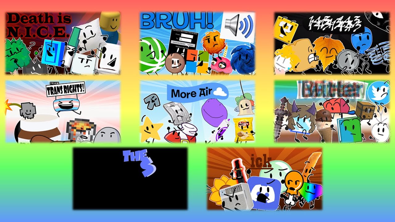BFB Pulverized Team Names - YouTube