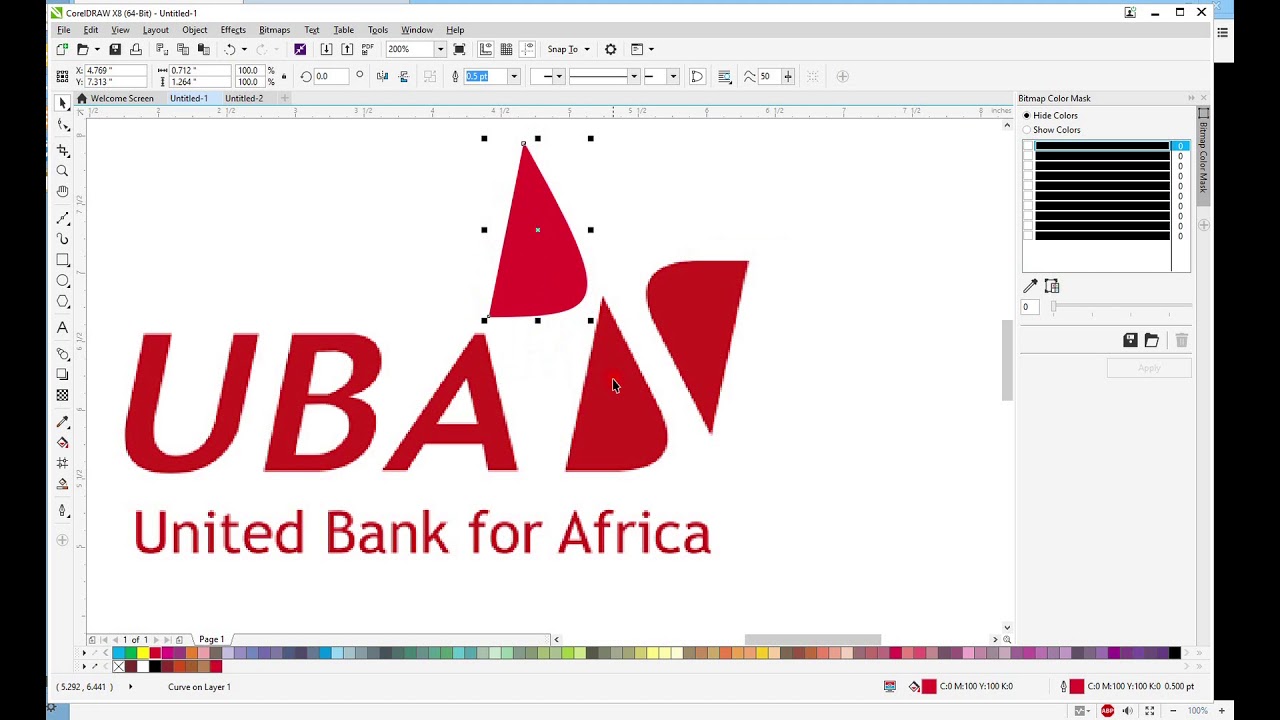 UBA LOGO DESIGN SIMPLE LOGO - YouTube