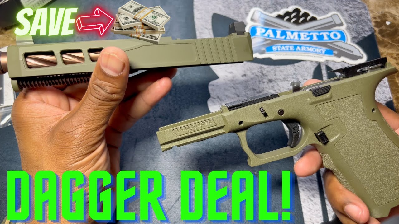 Full Size & Compact Palmetto Dagger Deal! 9mm Budget Pistol - YouTube