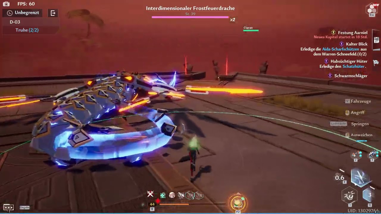 Tower of Fantasy Interdimensional Frostfire Dragon / Interdimensionaler ...