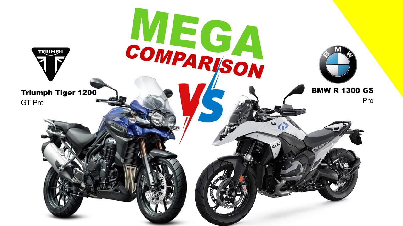 Triumph Tiger 1200 vs BMW R 1300 GS | MEGA COMPARISON | Bike Info - YouTube