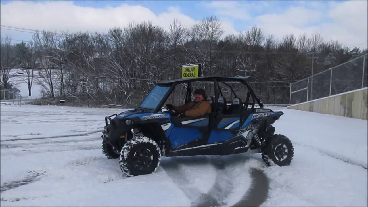 A Day with Dad | Testing the Polaris RZR XP 1000 in the Snow - YouTube