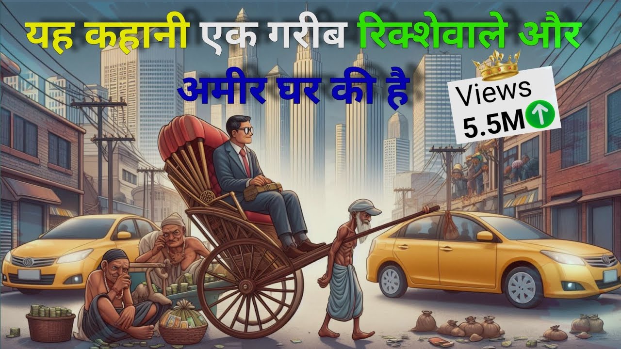 This story is about a poor rickshaw puller and a rich family|Story ...