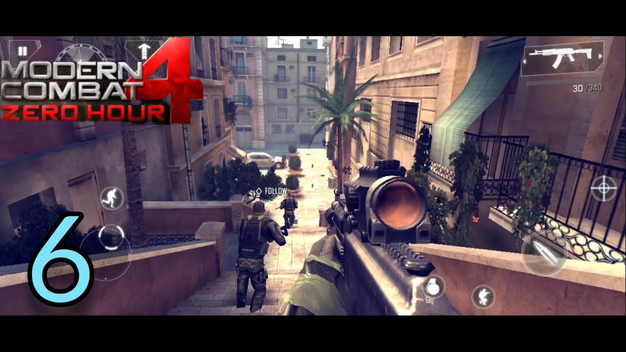 Modern Combat 4 : Zero Hour Mission | ManHunt | Realistic Graphics ...
