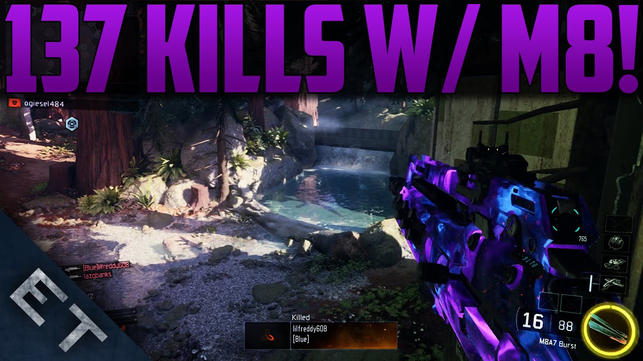 Black Ops 3 - 137 KILLS w/ M8 on Redwood! (Bo3 100+ Kills) - YouTube