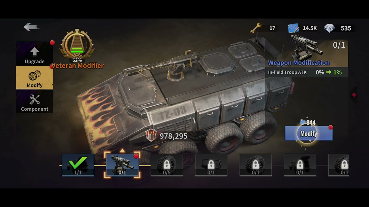 Upgrading Modified Vehicles in Alliance Duel in Last Z : Survival ...
