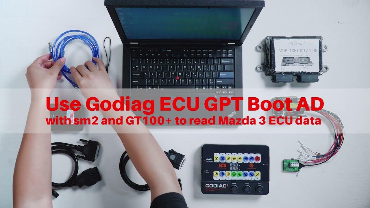 Use Godiag ECU GPT Boot AD with SM2 and Godiag GT100+ to Read Mazda 3 ...