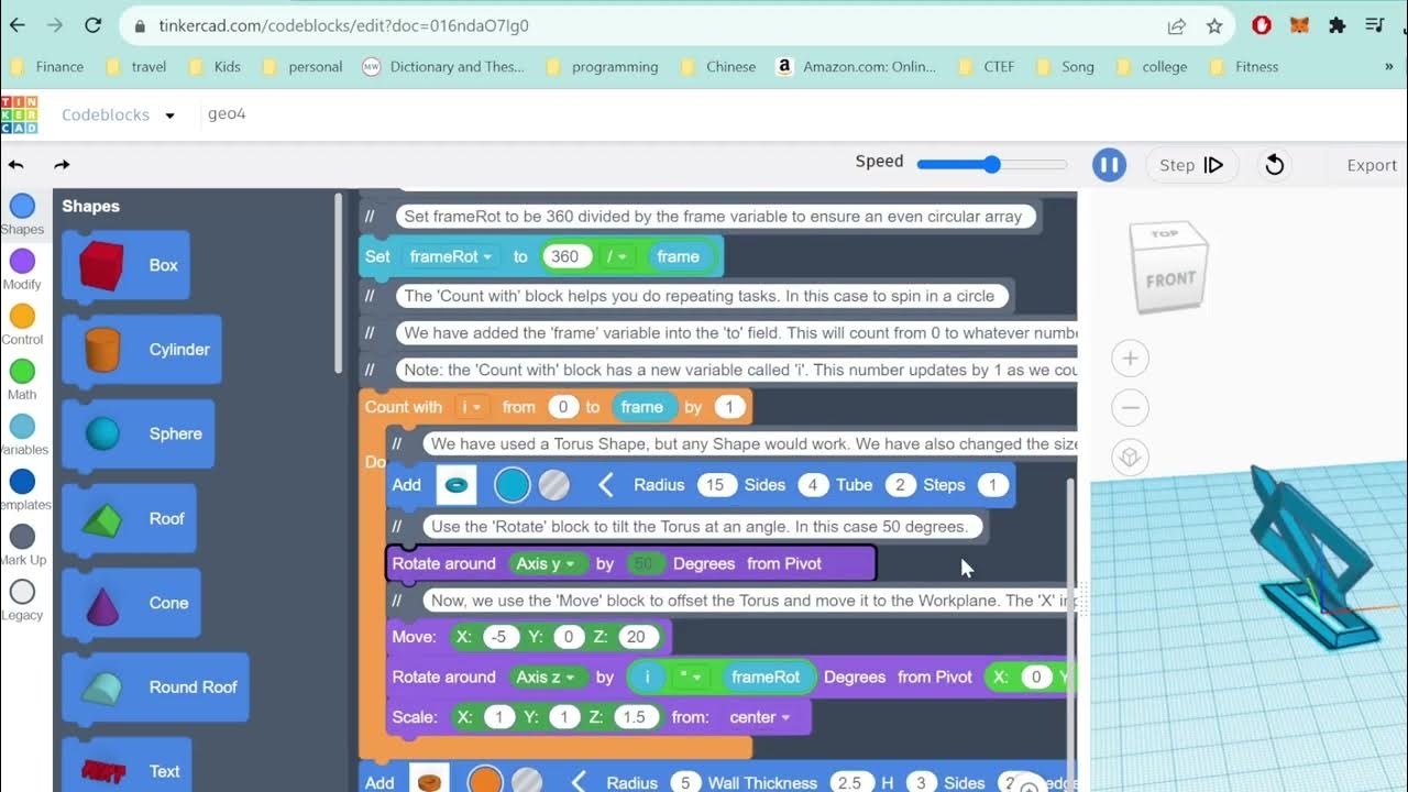 Tinkercad Codeblocks Youtube