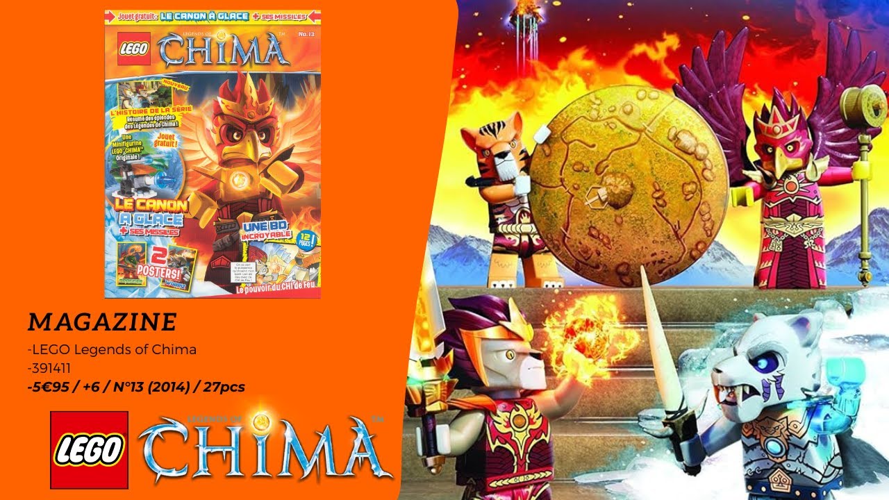 Magazine LEGO Legends of Chima N°13/2014 !!!! - YouTube