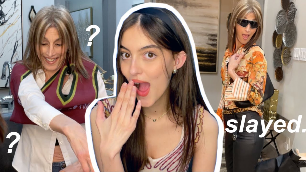 Styling My Mom in MY Clothes…. - YouTube