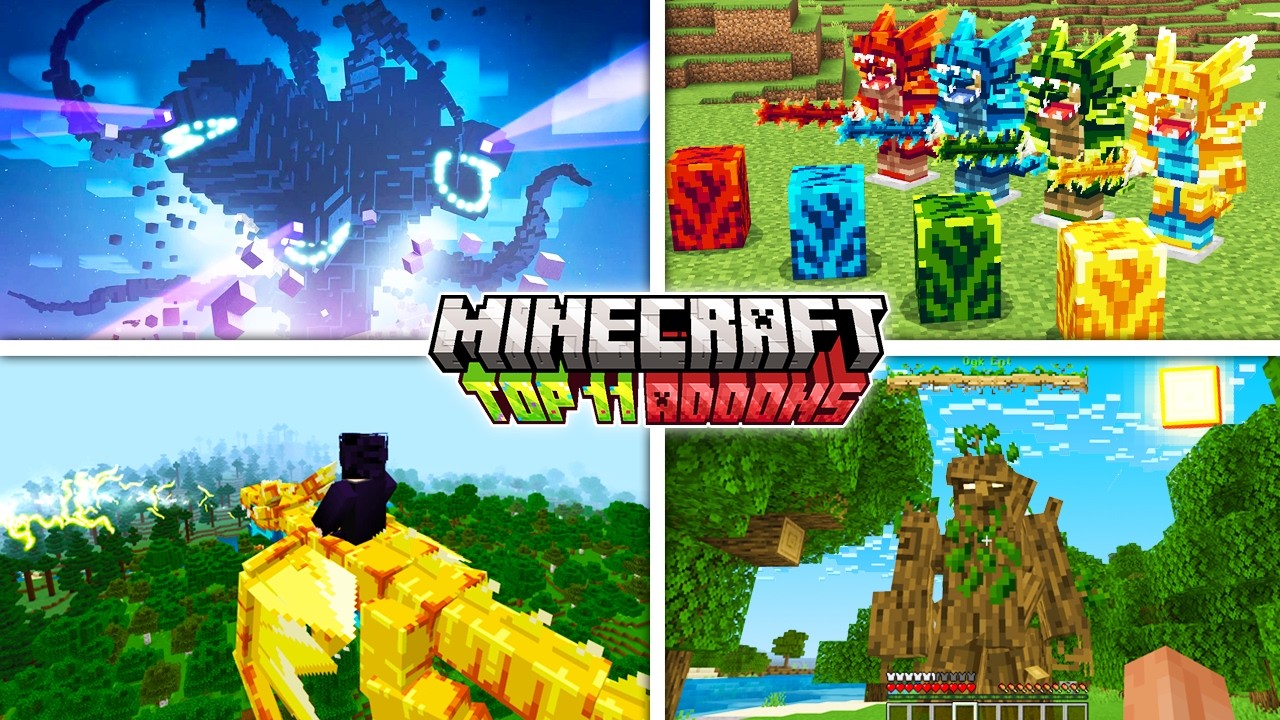 🔥TOP 11 ADDONS QUE ESTÃO FUNCIONANDO NA NOVA ATUALIZAÇÃO DO MINECRAFT ...