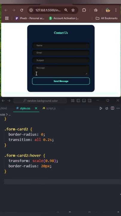 🔥Day 3 : Stylish Form with HTML, CSS | 100 Days Challenge 🚀 #coding #100DaysOfCode # ...
