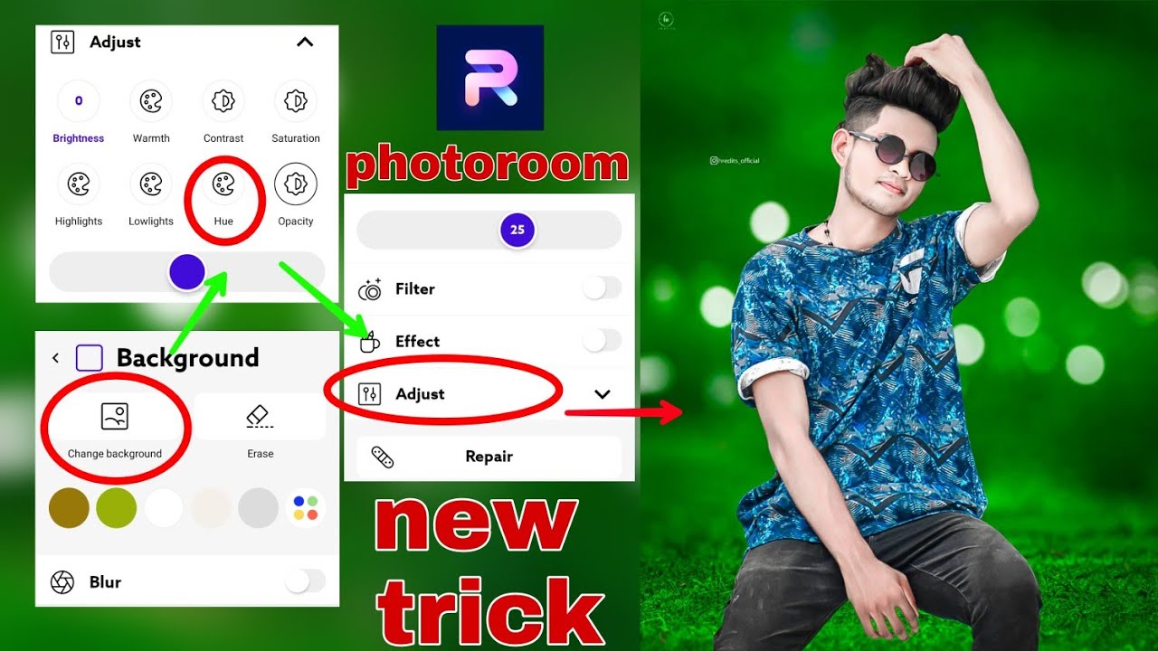 photoroom app complete photo editing tutorial🔥||photoroom app photo editing secret trick - YouTube
