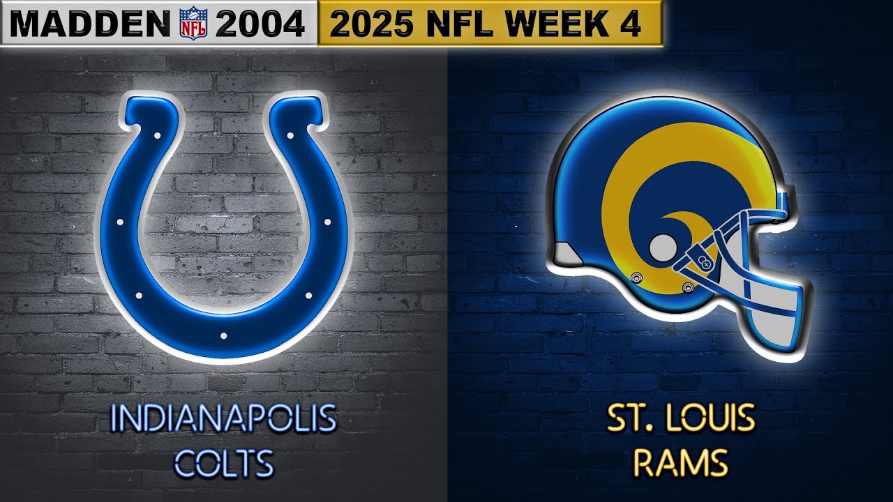 Madden NFL 2004 Mod - 1999 Indianapolis Colts vs. 1999 St. Louis Rams ...