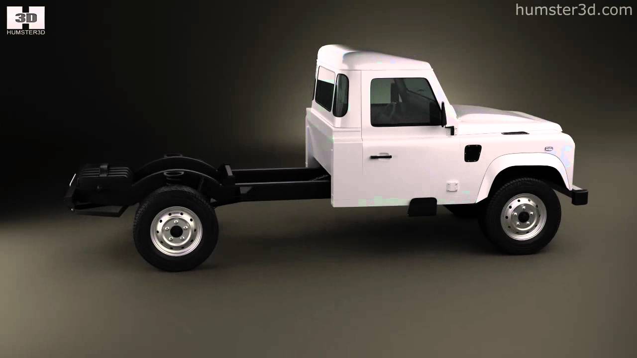 Land Rover Defender 130 Chassis Cab 2014 3D model by 3DModels.org - YouTube