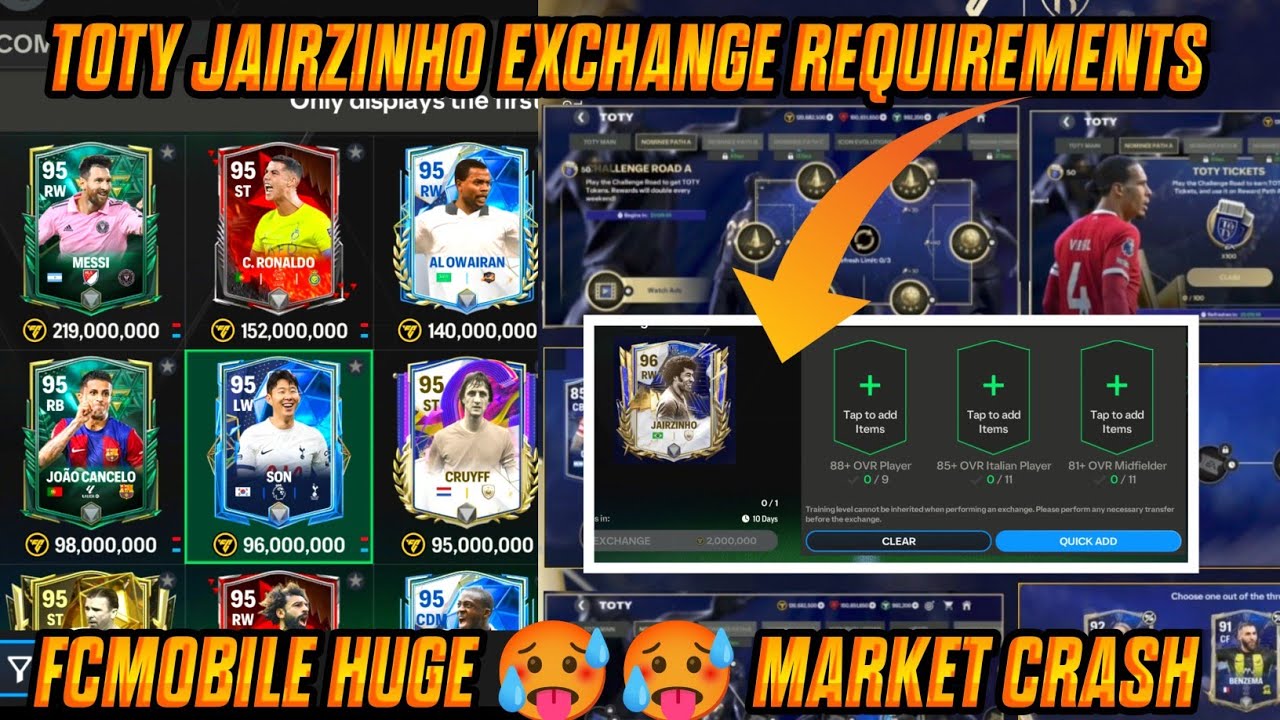 TOTY JAIRZINHO EXCHANGE REQUIREMENTS | NATIONAL VALOUR PACK OPENING 🔥 ...