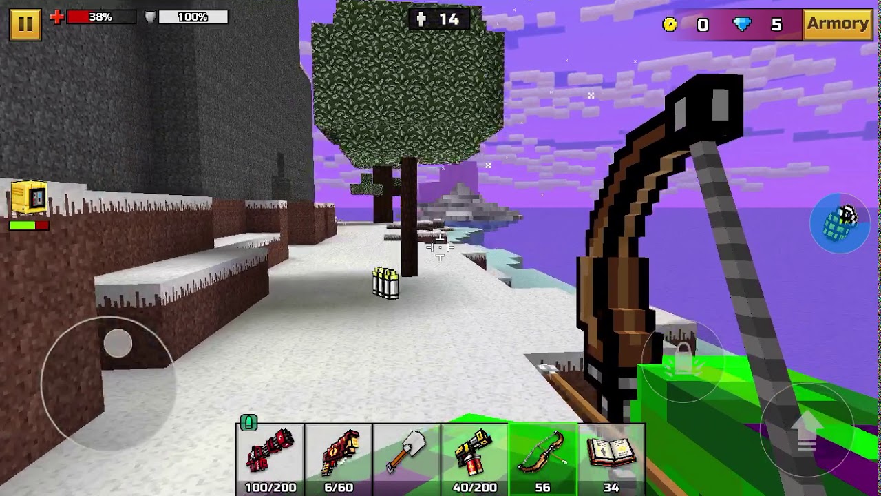 Pixel gun 2d gameplay - YouTube