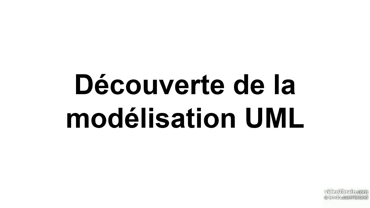 découverte de la modélisation UML - YouTube