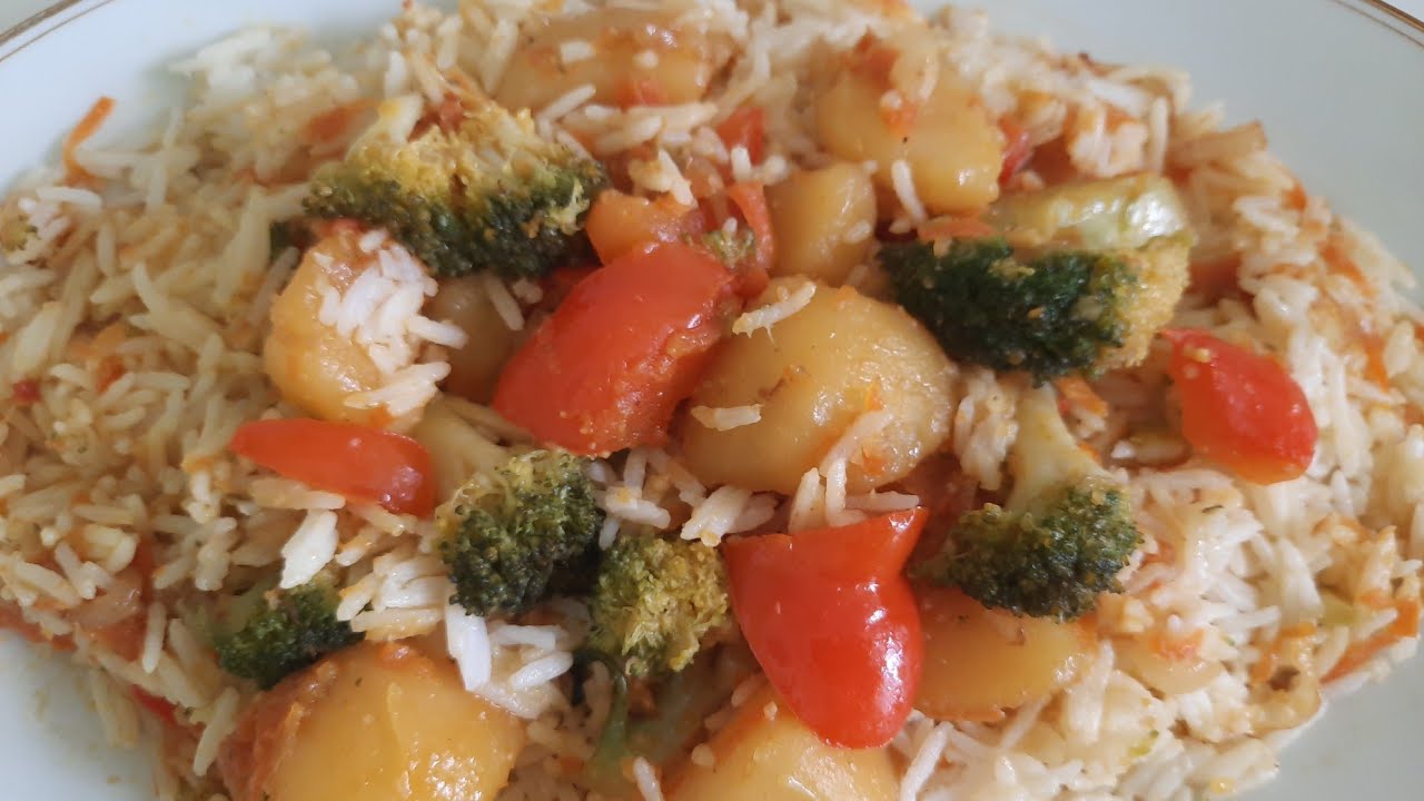 ጥዕምቲ ናይ ጾም ሩዝ ምስ ኣሕምልቲ delicous fasting food rice with vegetables - YouTube