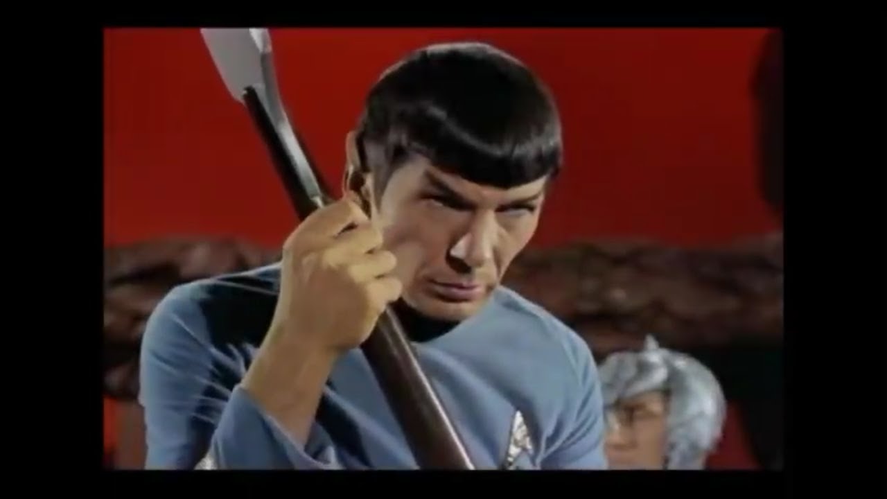 Captain Kirk vs Spock Kal-If-Fee - YouTube