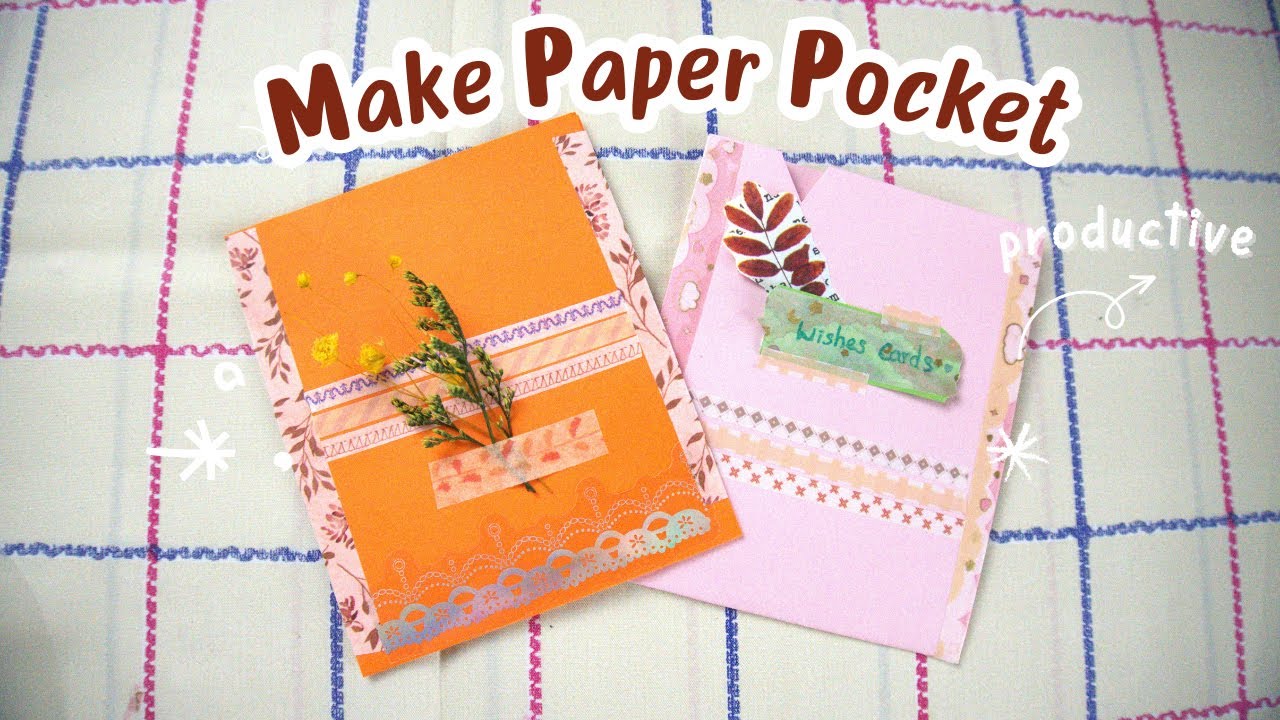 How to make paper pocket | easy paper envelope | DIY paper envelope # ...