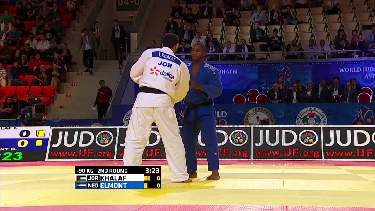 Guillaume Elmont vs Ibrahim Khalaf World Judo Championships 2015 ...