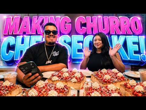 MAKING CHURRO CHEESECAKE WITH MY GIRL + QNA * GENDER REVEAL *